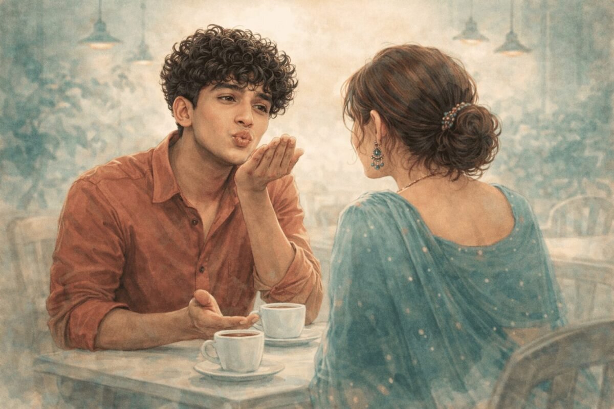 Soft Romantic Café Moment – An Indian Love Story | Haryana DC job